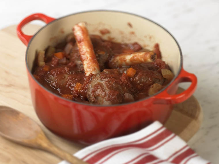 Mediterranean Braised Australian Lamb Shanks With Buttermilk Mash ...